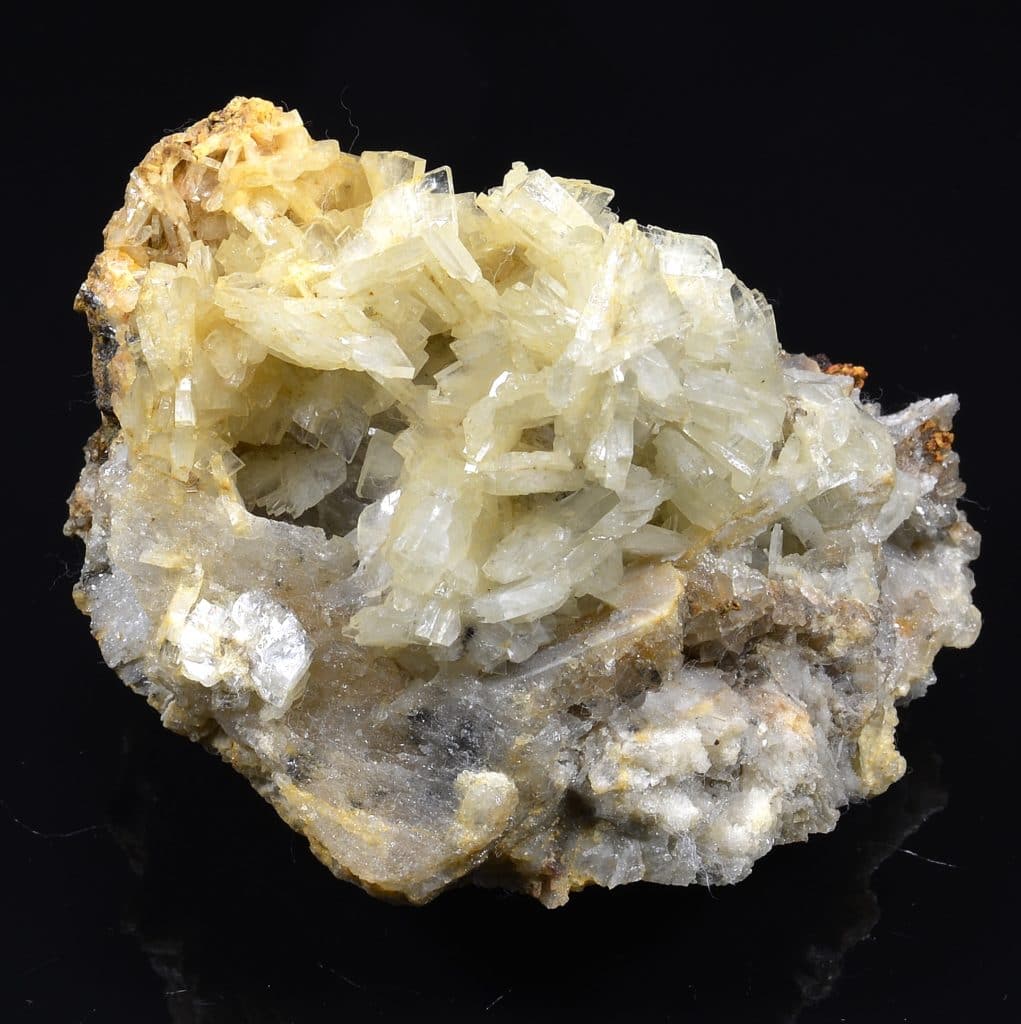 Barytine (Baryte), Les Loges, Voltennes, Saône-et-Loire, Morvan.