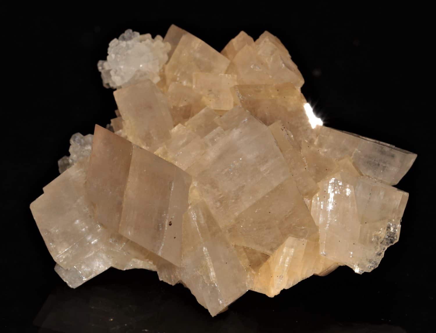 Calcite sur dolomite de la mine de Saint-Pierre-de-Mésage, Isère.
