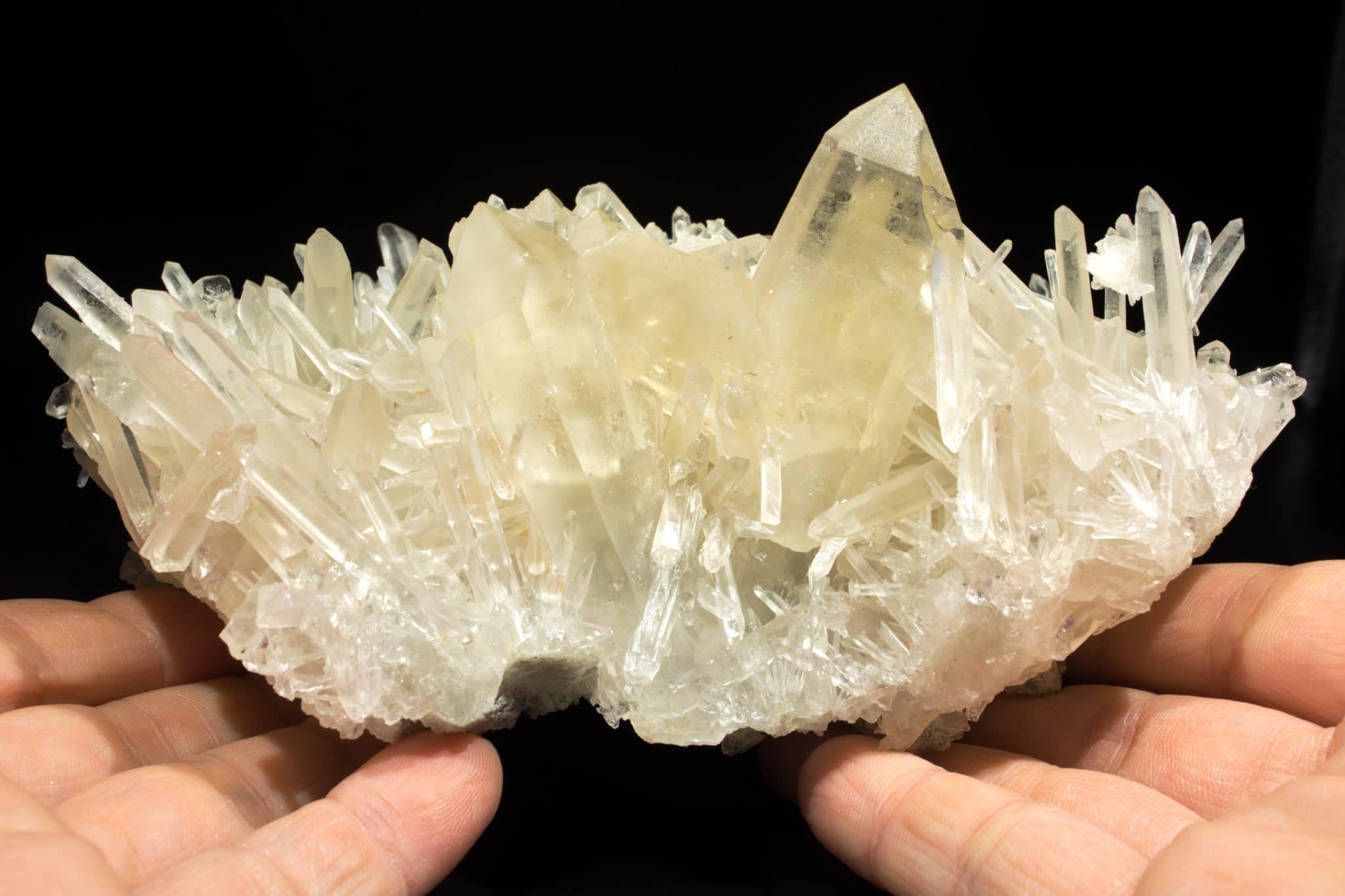 Quartz avec cristaux macle de La Gardette, Les Rivoirands, Vizille, Isère.