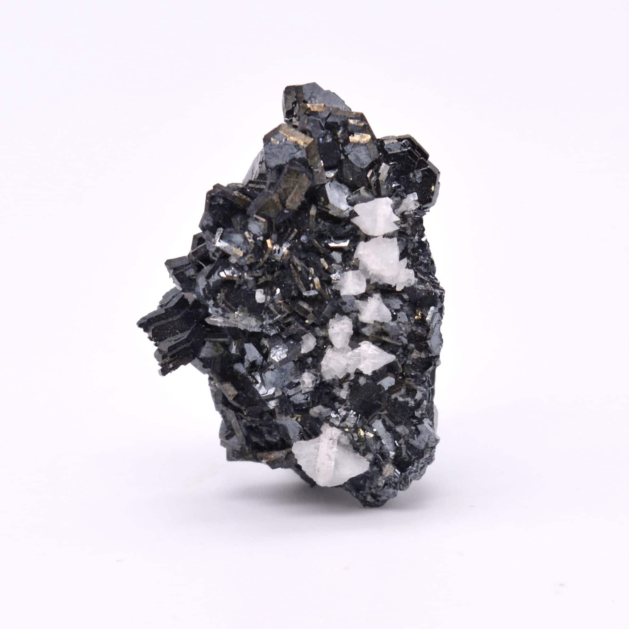 Hématite et albite, Aiguille verte, Chamonix, Massif du Mont-Blanc.