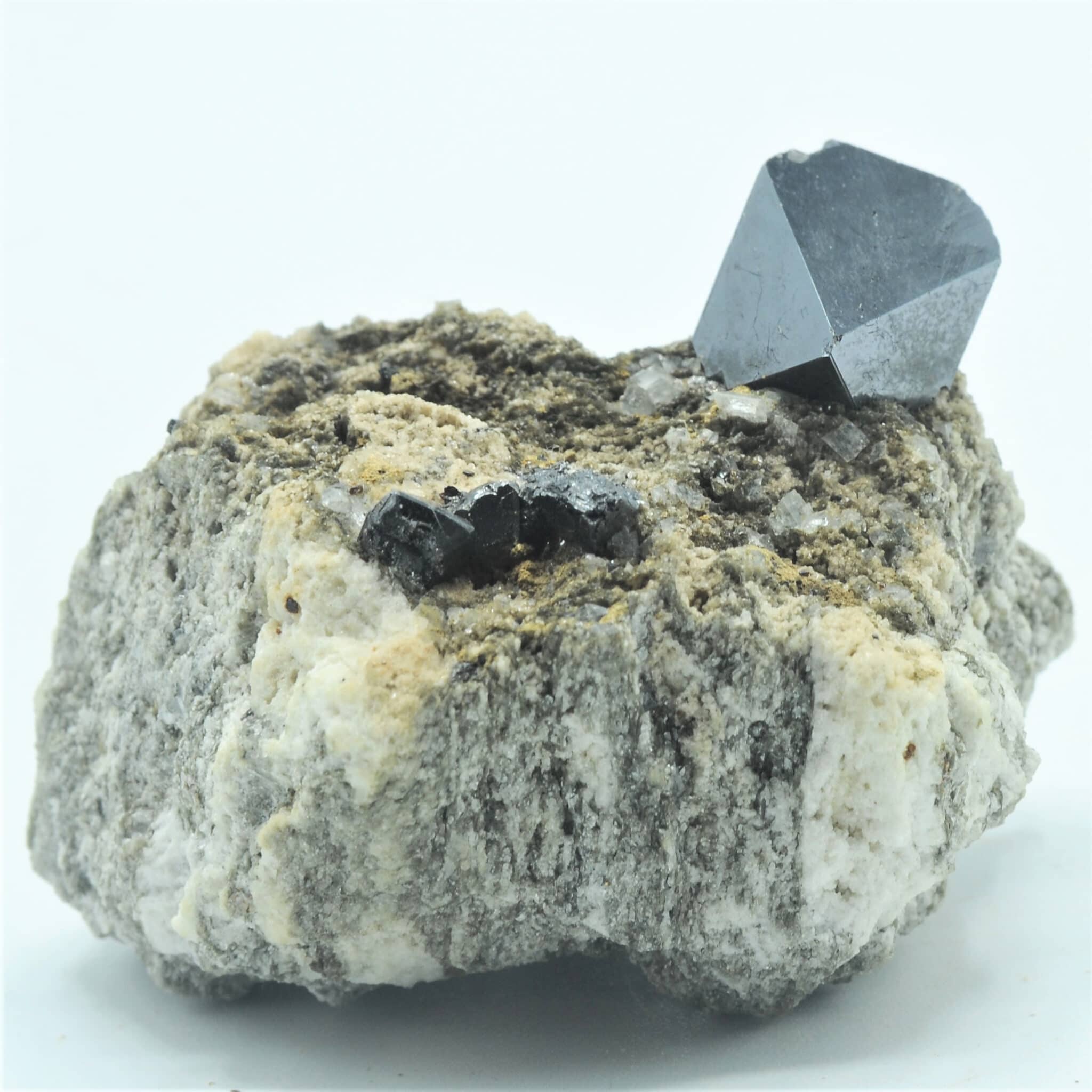 Chessylite (Azurite) et Malachite, Mines de Chessy, Rhône.