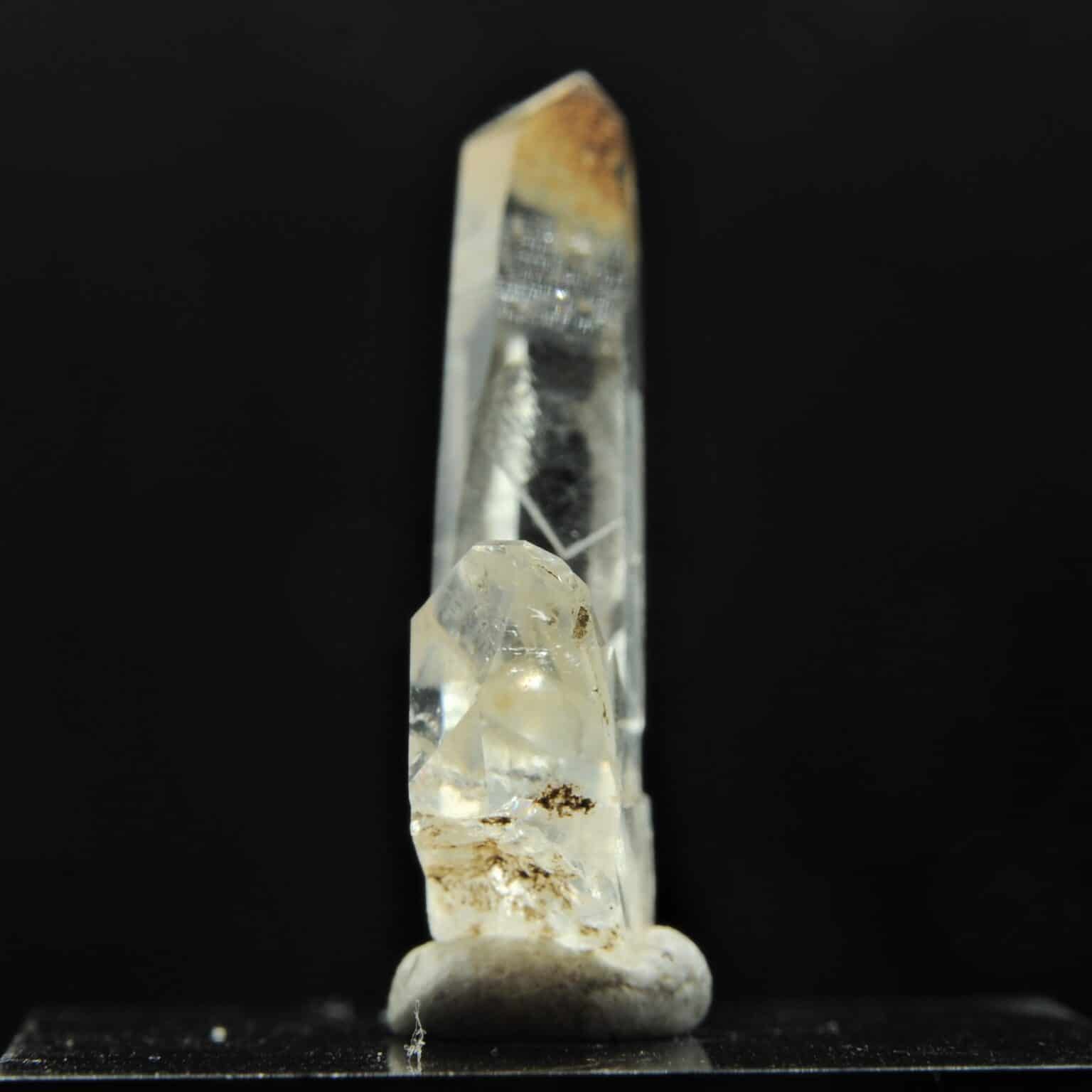 Quartz en macle de la Gardette, Les Halles, Vaulnaveys, Isère.