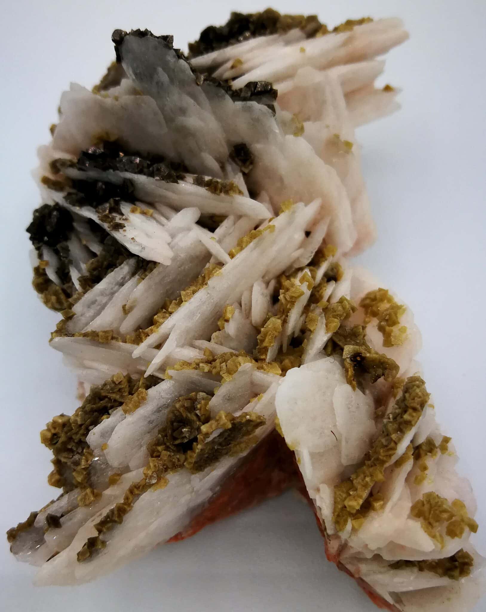 Baryte et ankérite, Mines de Voltennes, Filon des Loges , Voltennes ...