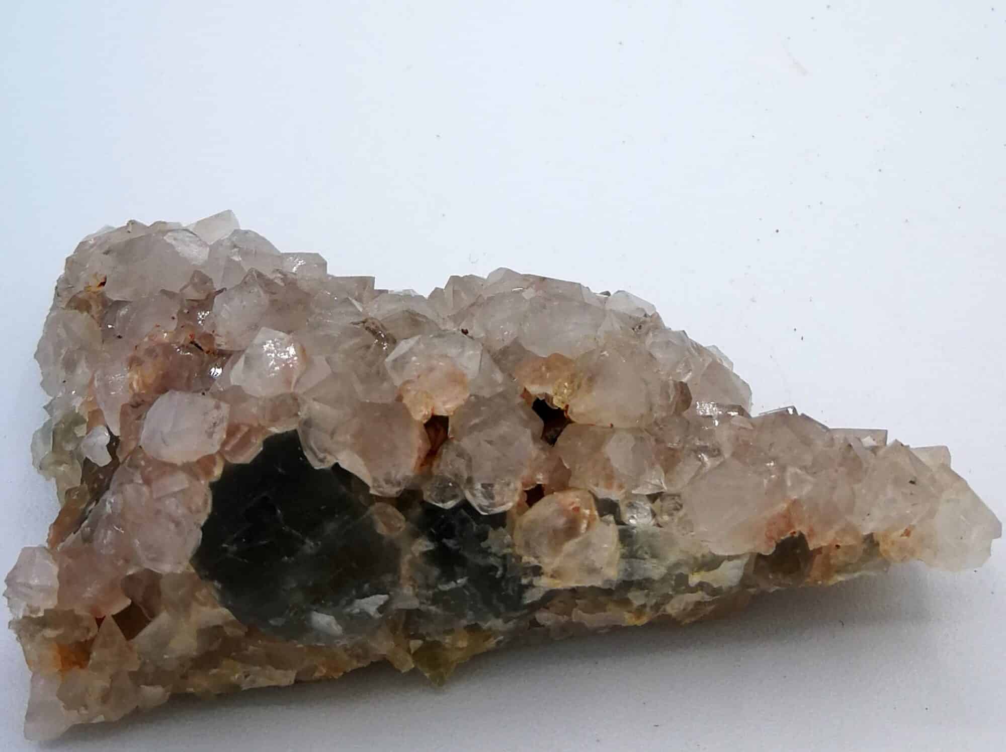 Fluorite, Quartz, la Boule du Kaymar, Aveyron Ex. Michel maigrot
