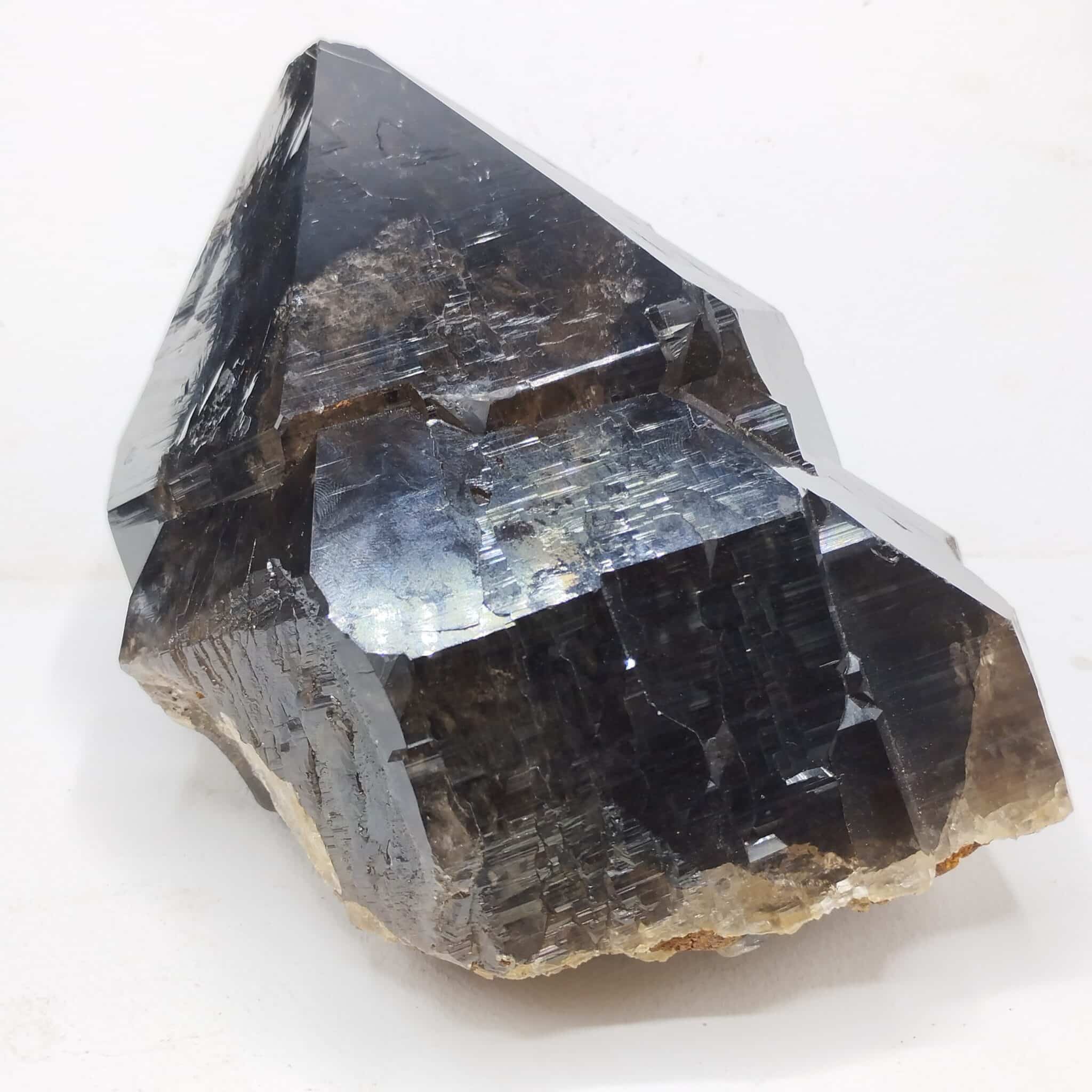 Quartz fumé, Chamonix, massif du Mont Blanc, Haute-Savoie.